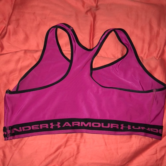 Under Armour | Intimates & Sleepwear | Under Armour Magenta Sports Bra ...